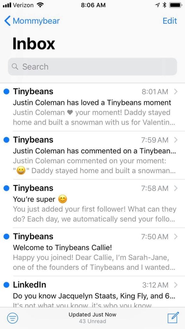 Signing Up For Tinybeans - Mommy Bear Reviews